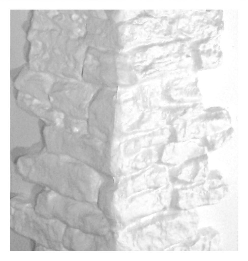 #58A - Stacked Stone Wall Corner - Provost Fabrication