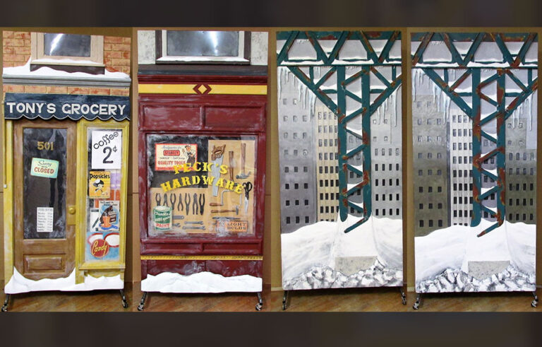 Annie Jr. Set Rental | Handcrafted Set for Stage Production